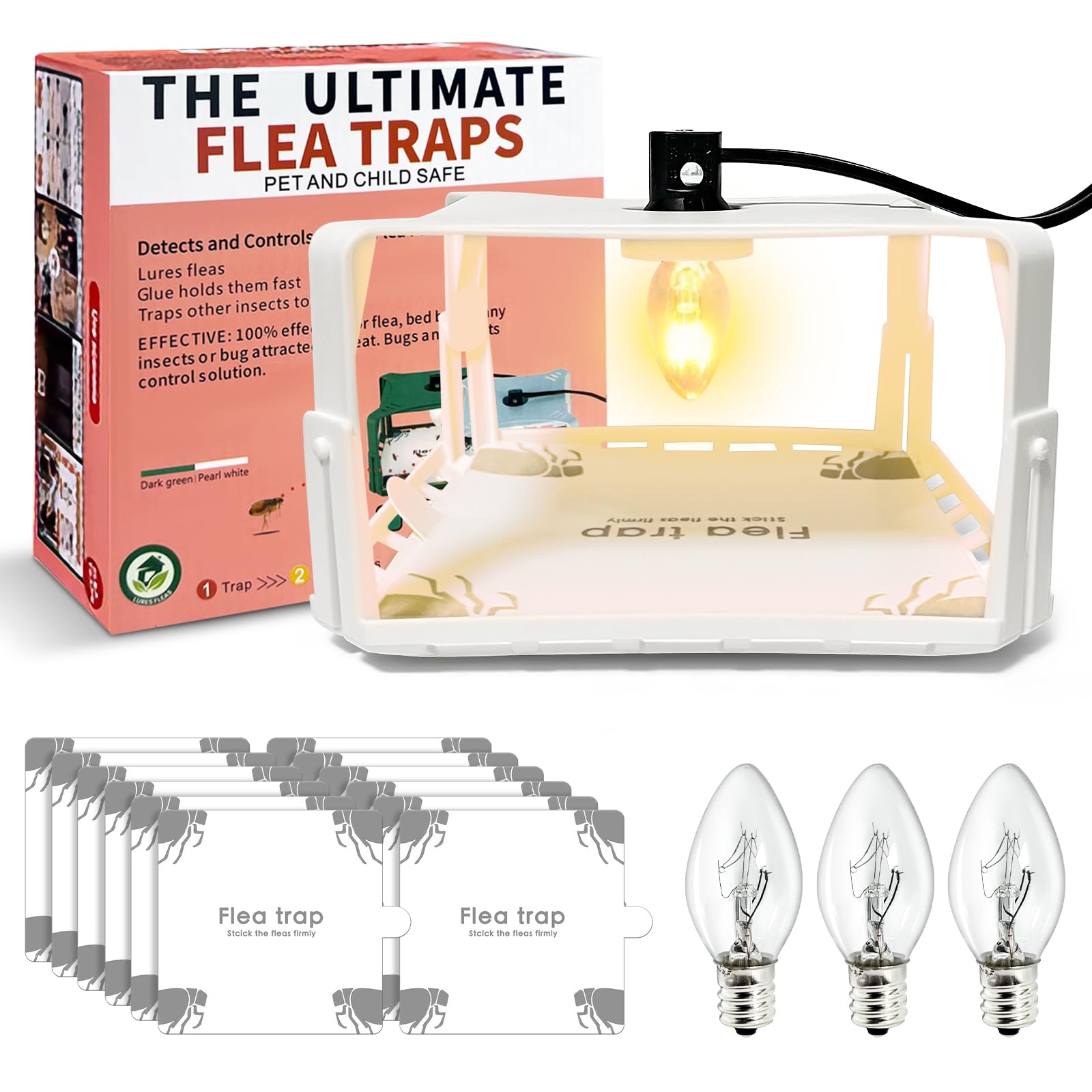 Amazon.com : 10 Pack Flea Trap Refills Replacement for TERRO T230 Flea ...