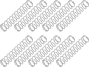 PATIKIL Compression Spring, 0.4mm Wire Dia x 5mm OD x 25mm L, 10 Pcs ...