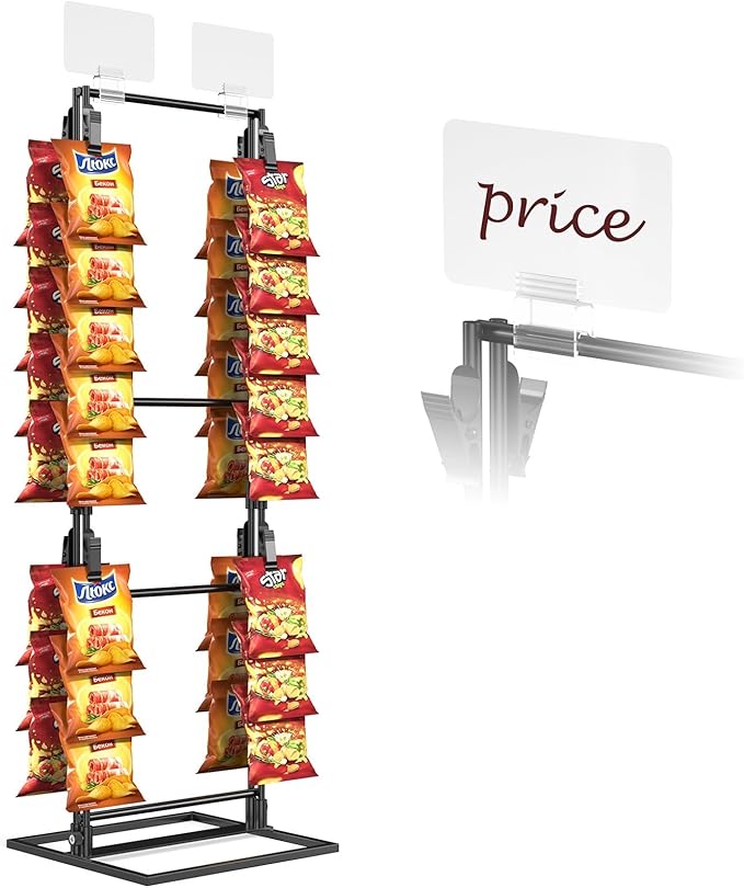 Amazon.com: Chip Display Rack Countertop Stand - Potato Chip Rack Bag ...
