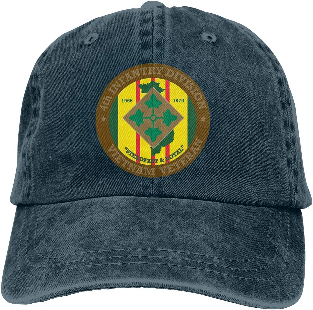 4th Infantry Division Vietnam Veteran Adjustable Baseball Cap Dad Hat ...