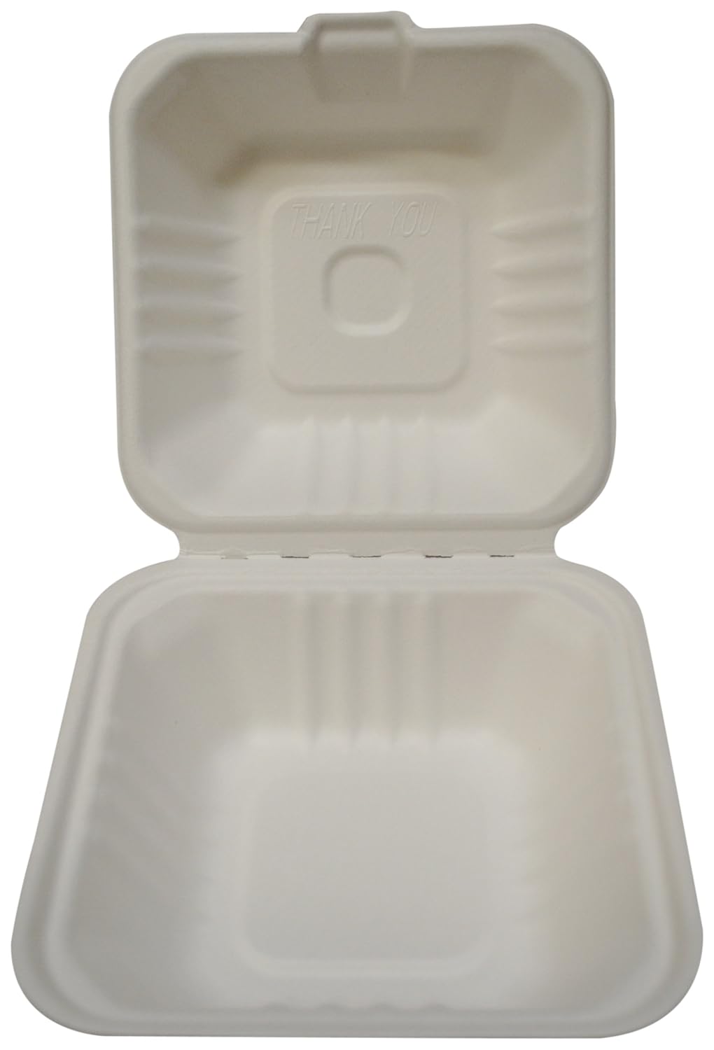 Amazon.com: PrimeWare HL-66 White Molded Fiber Hinged Lid Container, 6 ...