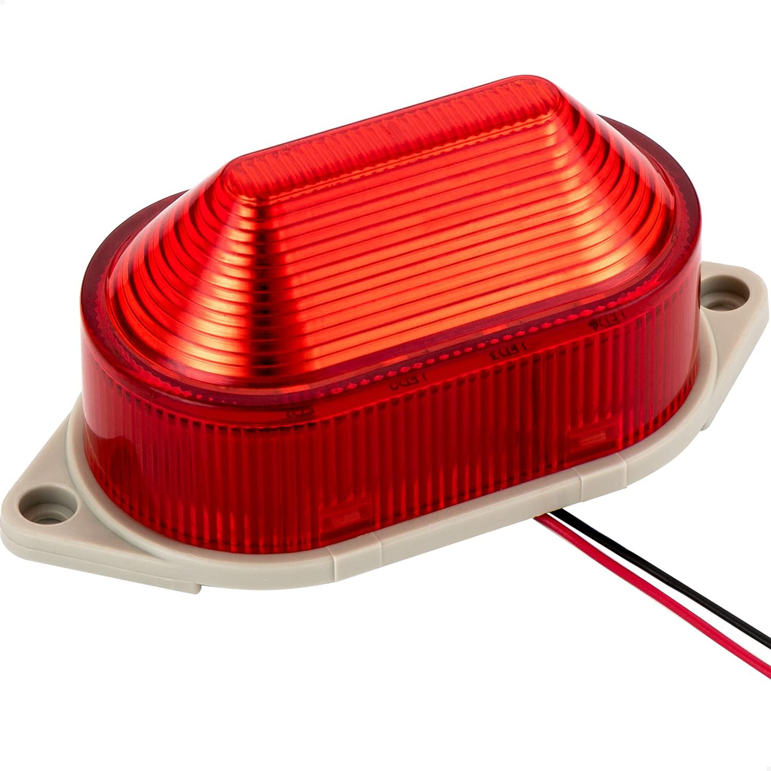 Amazon.com: Nxtop Industrial AC 110V Red LED Warning Light Bulb Signal ...