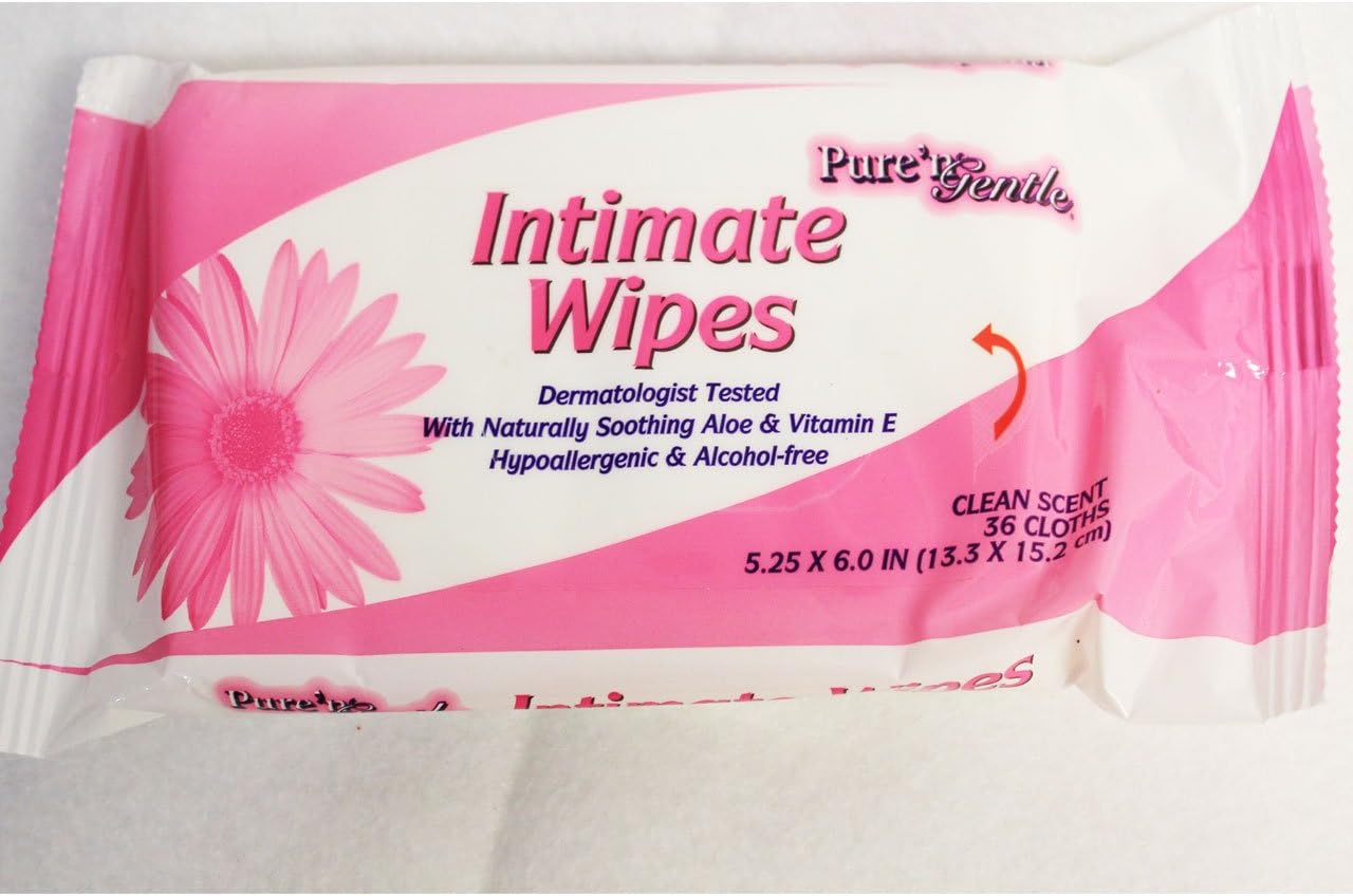 Amazon.com: Pure'n Gentle Intimate Wipes : Health & Household