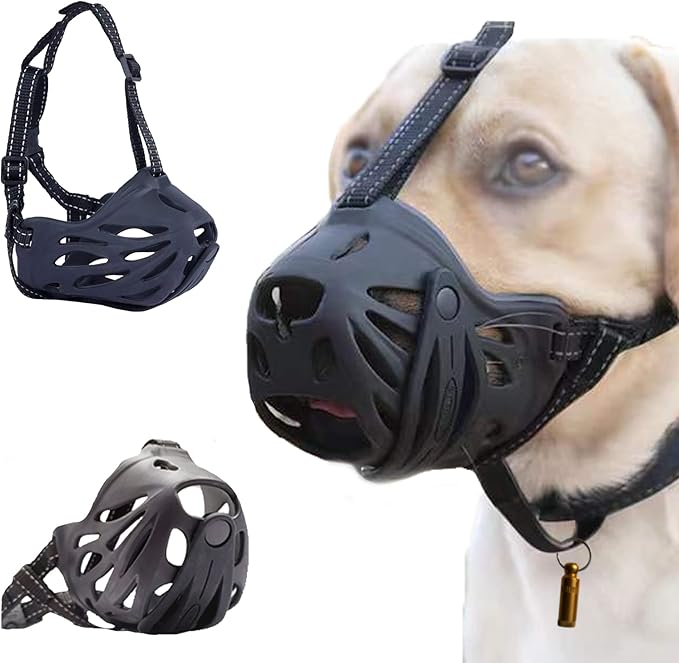 Bozal para perros pequeños, medianos y grandes, bozal suave y sin ...