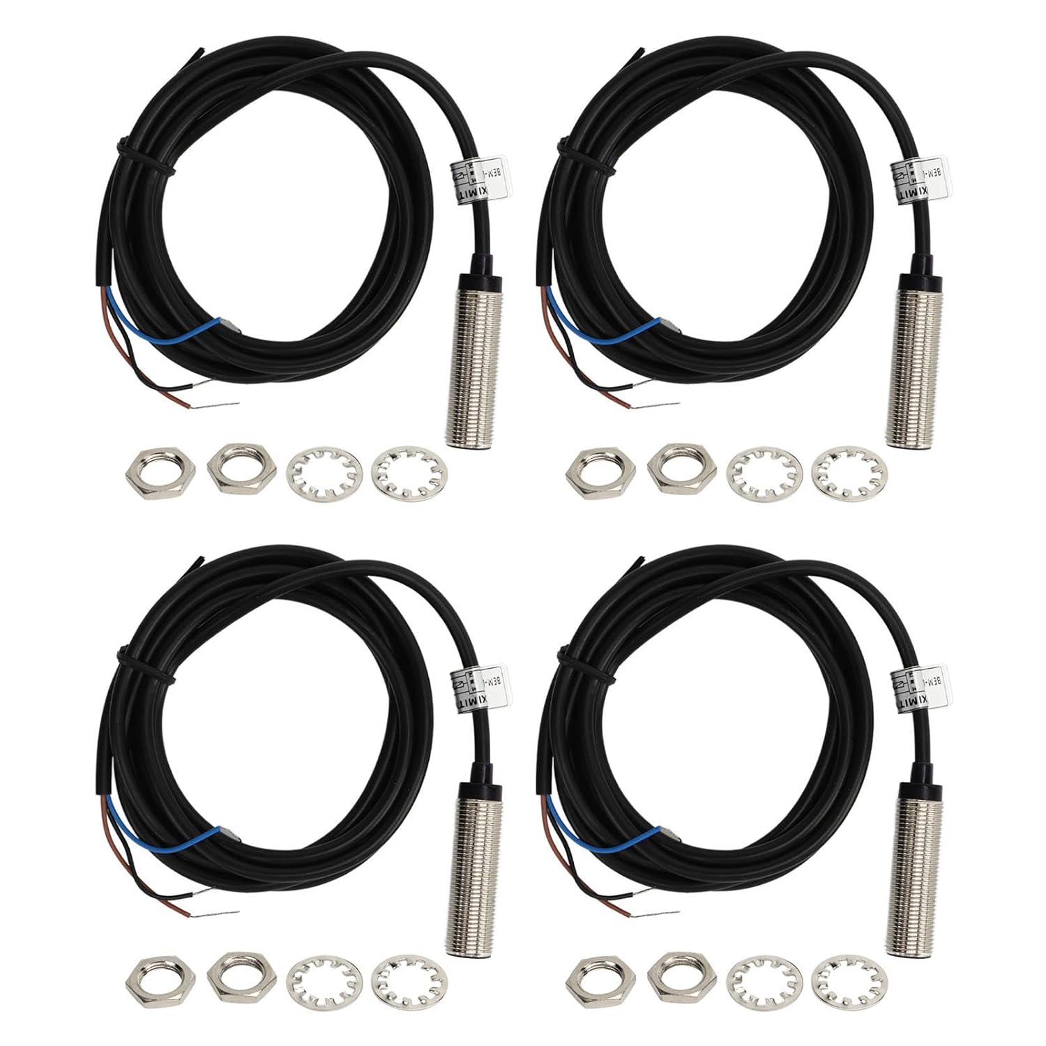 Inductive Proximity Switch, 4Pcs Proximity Sensor Inductive Switch PNP ...