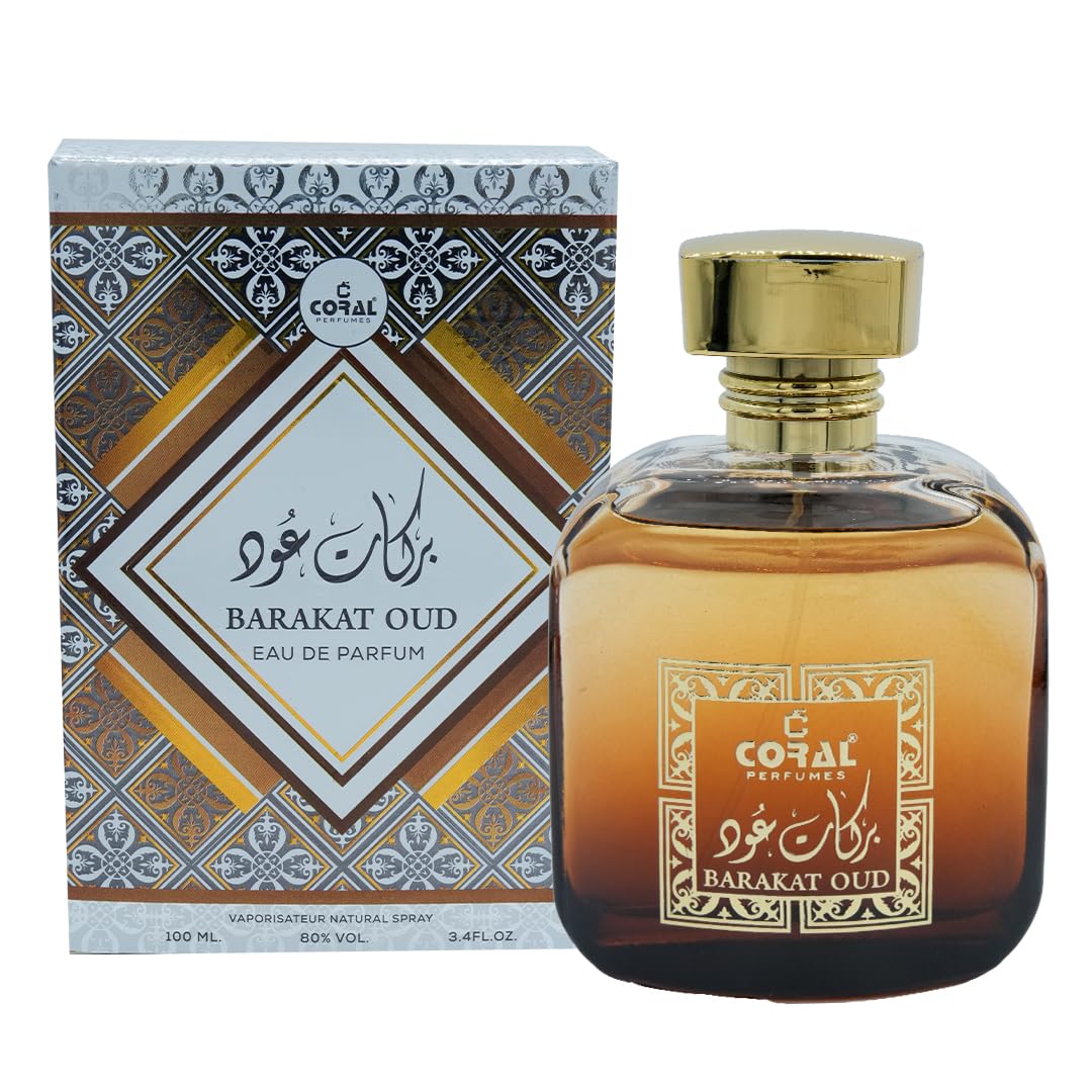 Buy Coral Perfumes Barakat Oud 100ML - Eau De Parfum - Long Lasting ...