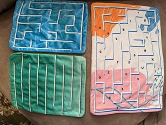 Amazon.com: 5 Pcs Marble Maze Mat Sensory Fidget Stress Relief Toys ...