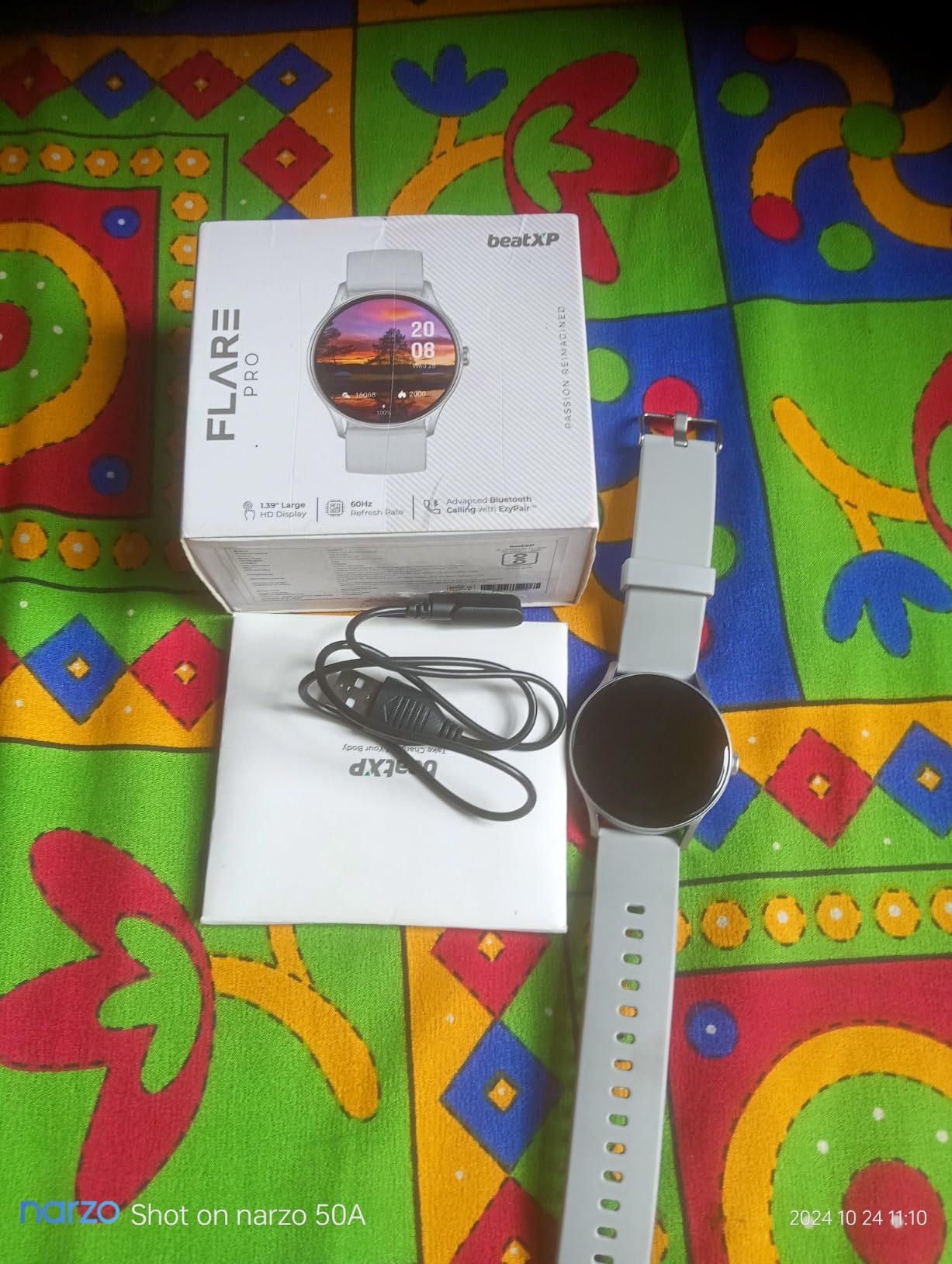 beatXP Flare Pro 1.39 HD Display Bluetooth Calling Smart Watch, 100 ...