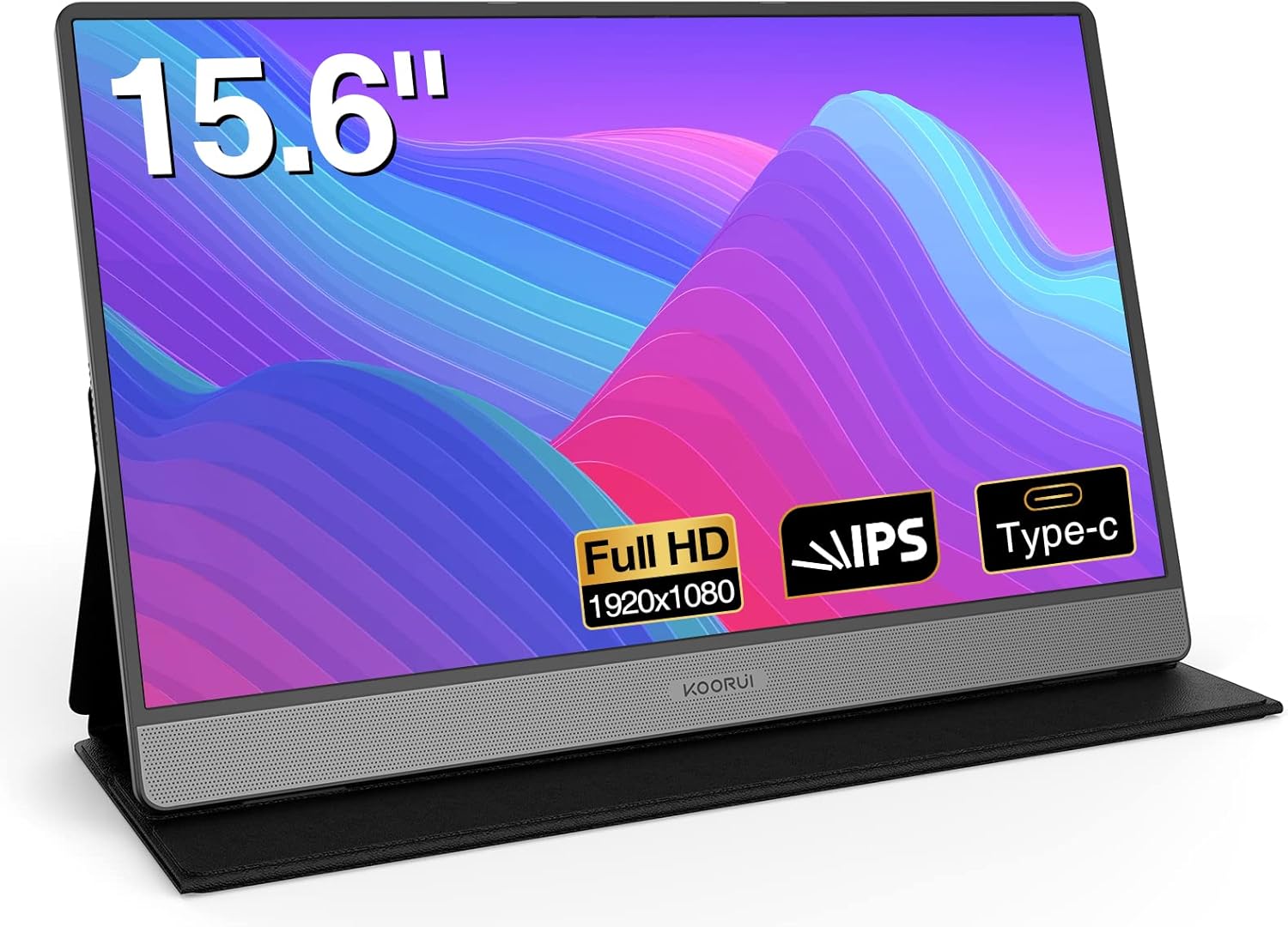 Amazon.com: KOORUI Portable Monitor 15.6 Inch 1080P FHD Portable Laptop ...