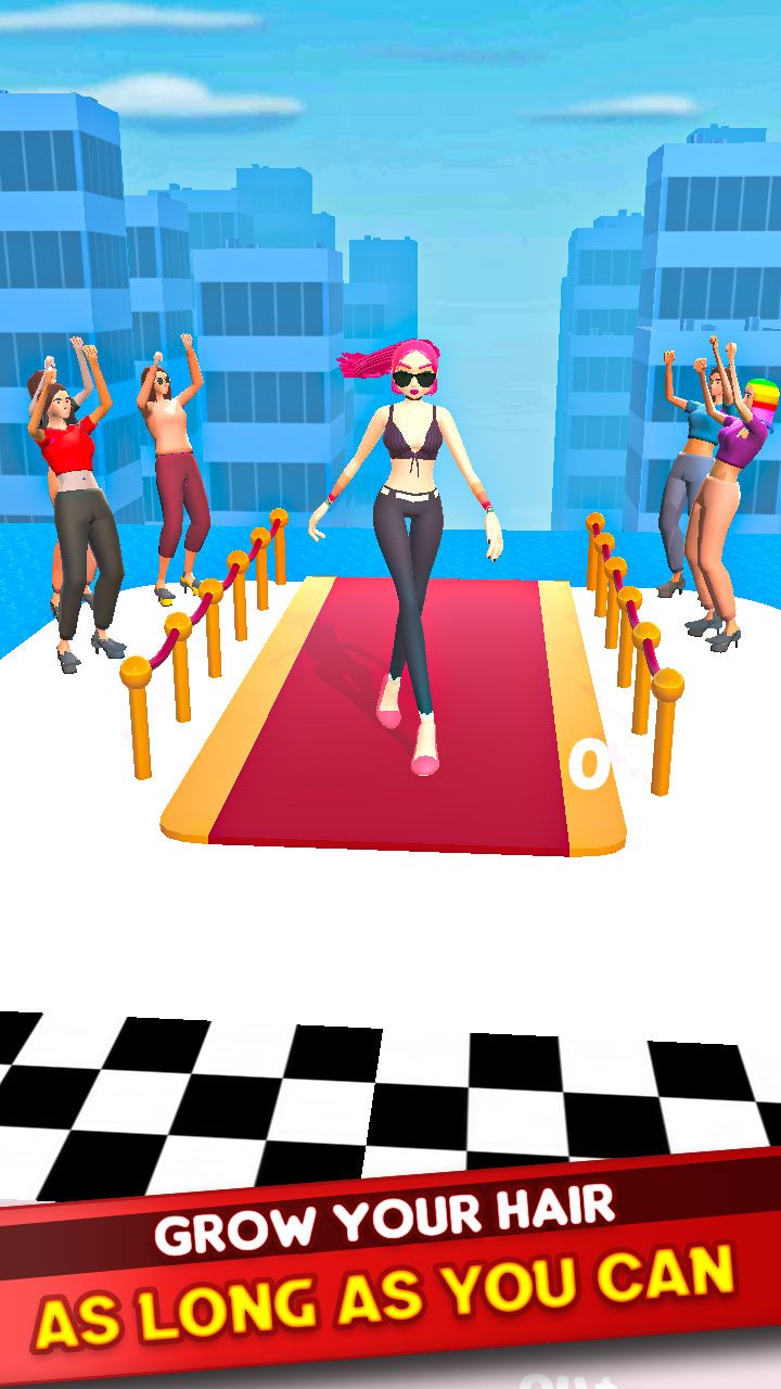 Hair Rush Challenge: Longer Hair Challenge Heels Run 3D - Long Hair ...