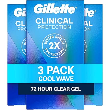 Amazon.com : Gillette Men’s Clinical Strength Antiperspirant and ...