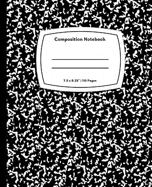 Amazon.com: Composition Notebook Journal: 7.5 x 9.25" | 110 Pages ...