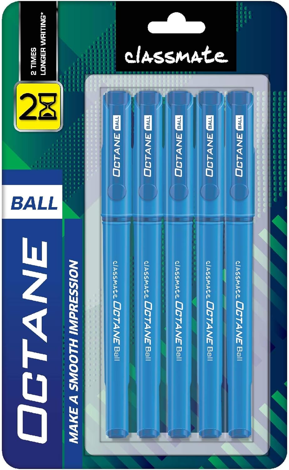 Amazon.com : Classmate Octane Ball Pen (Blue)- Pack of 5 : Office Products