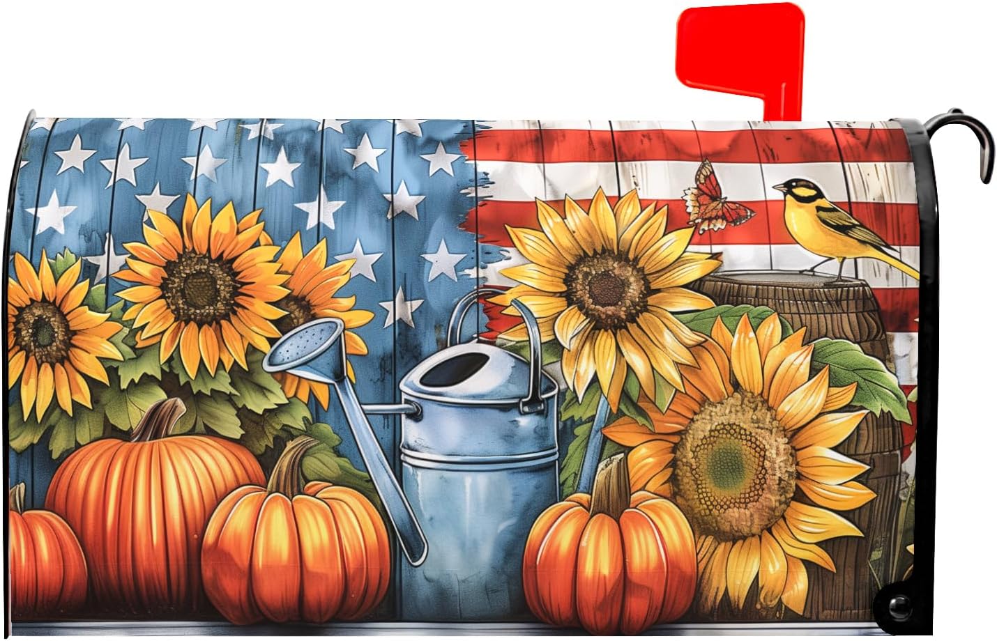 Amazon.com: Kawani Fall Mailbox Cover - Autumn Pumpkin Sunflower ...