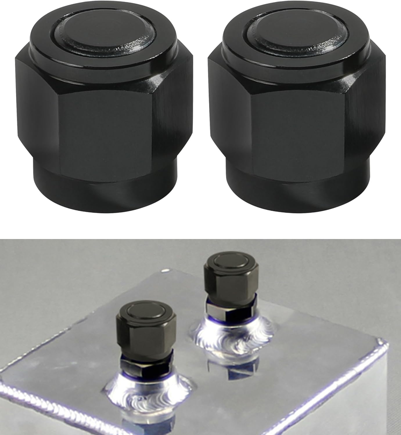 Amazon.com: AOCISKA 6AN 8AN 10AN Flare Cap Block Off Fitting Plug ...