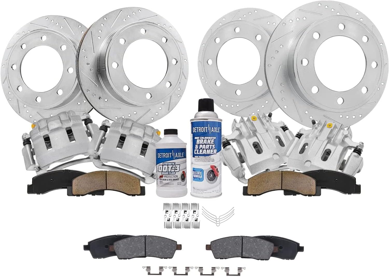 Amazon.com: Detroit Axle - 4WD Brake Kit for 2000-2004 Ford F-250 F-350 ...