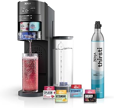 Amazon.com: Ninja Thirsti Drink System, Soda Maker, Create Unique ...