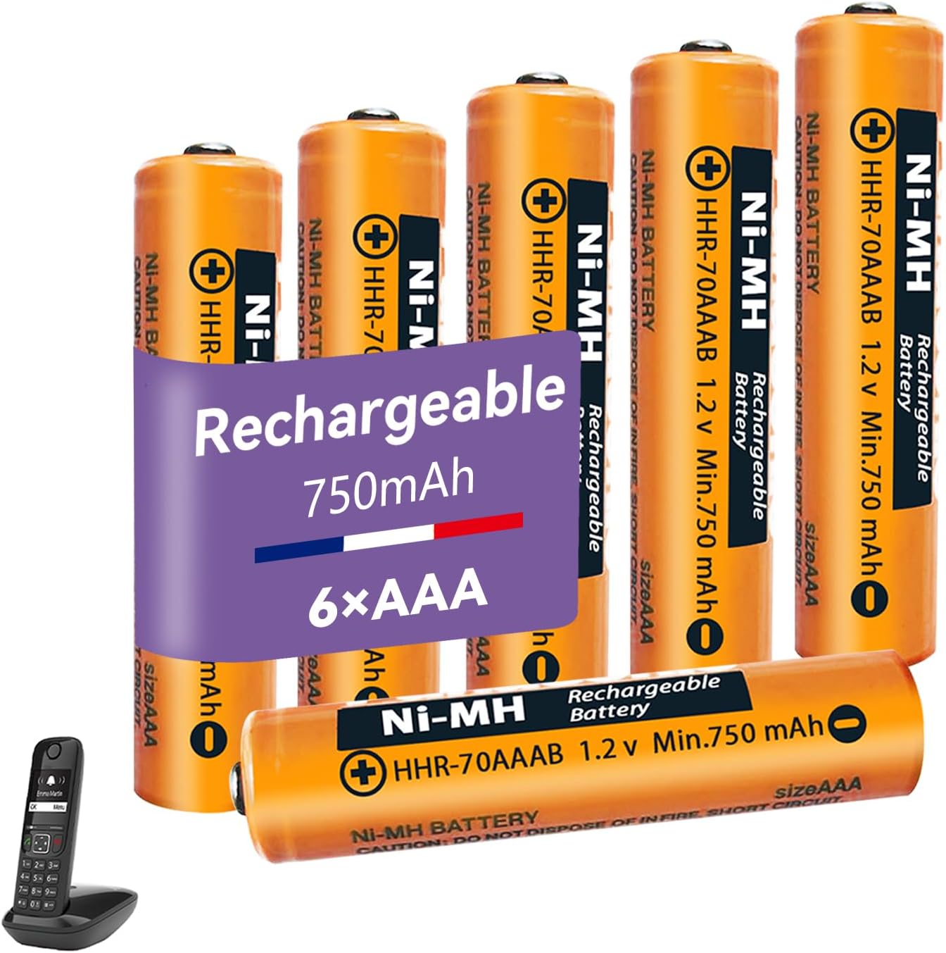 BT AAA Cordless Telephone Batteries x 6: Amazon.co.uk: Electronics & Photo