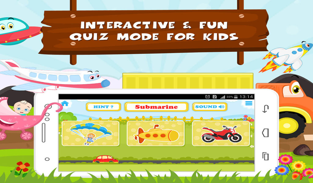 Learn Vehicle Names - Kids Fun - App on Amazon Appstore