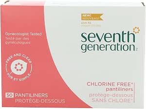 Amazon.com: Seventh Generation Pantiliners, 50 Count : Health & Household