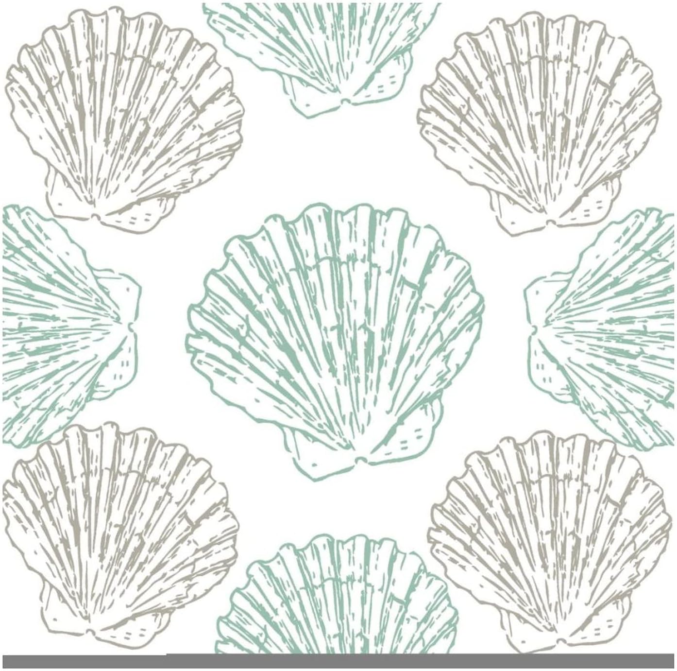 Amazon.com: Nautical Beach Ocean Theme Underwater Shells Nursery Home ...