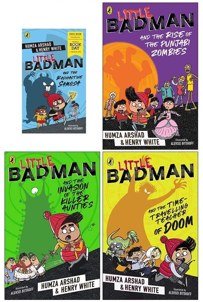 Little Badman 4 Books Collection Set (The Time-travelling Teacher of ...