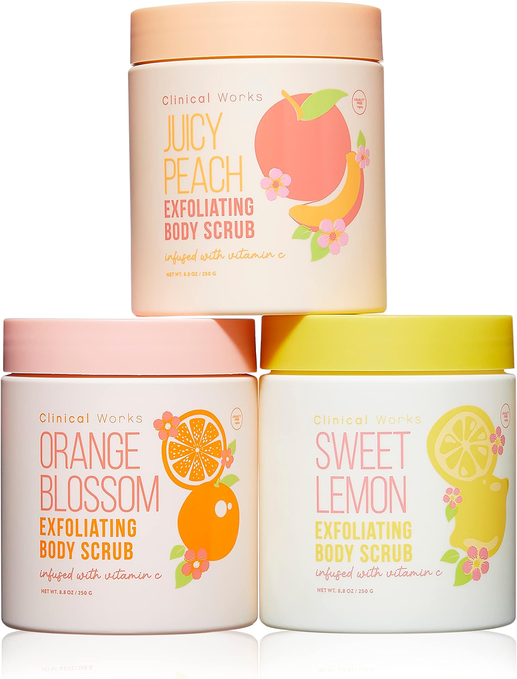 Amazon.com : Clinical Works Body Scrub Trio : Beauty & Personal Care