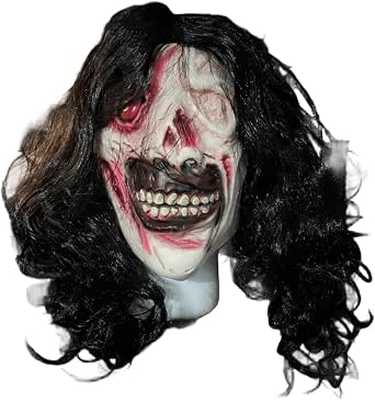 Amazon.com: AKIBA Adult Mask, Art Victoria Heyes White Killer Horror ...