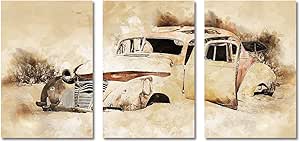 Amazon.com: Solitaire Poster Oldtimer Canvas Prints Bulkhead Wall Art ...