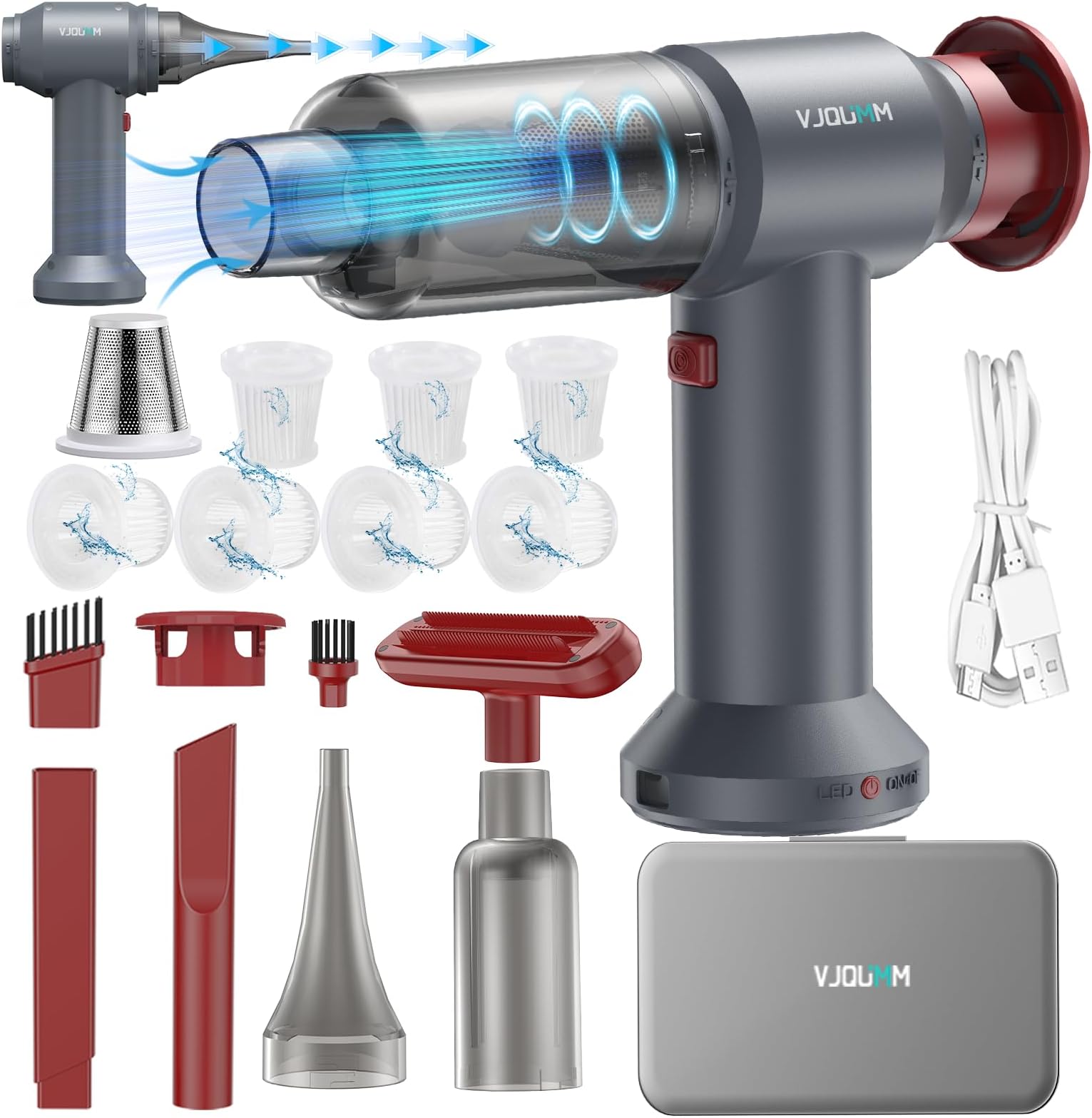 Amazon.com - Generic Pocket Vacuum for Car Office Home, Cordless Mini ...