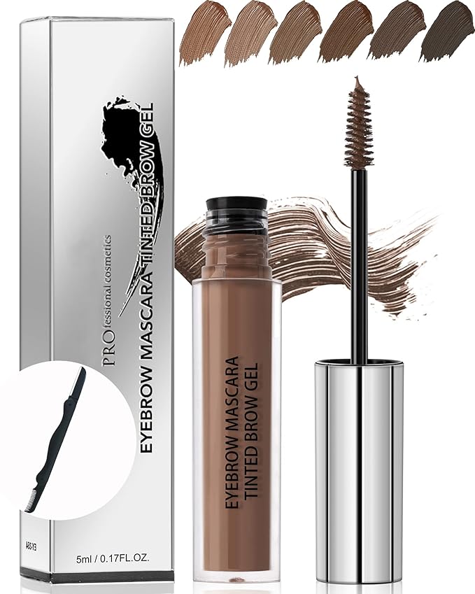 Amazon.com : Waterproof Tinted Brow Gel- Long Lasting Smudge-Proof ...