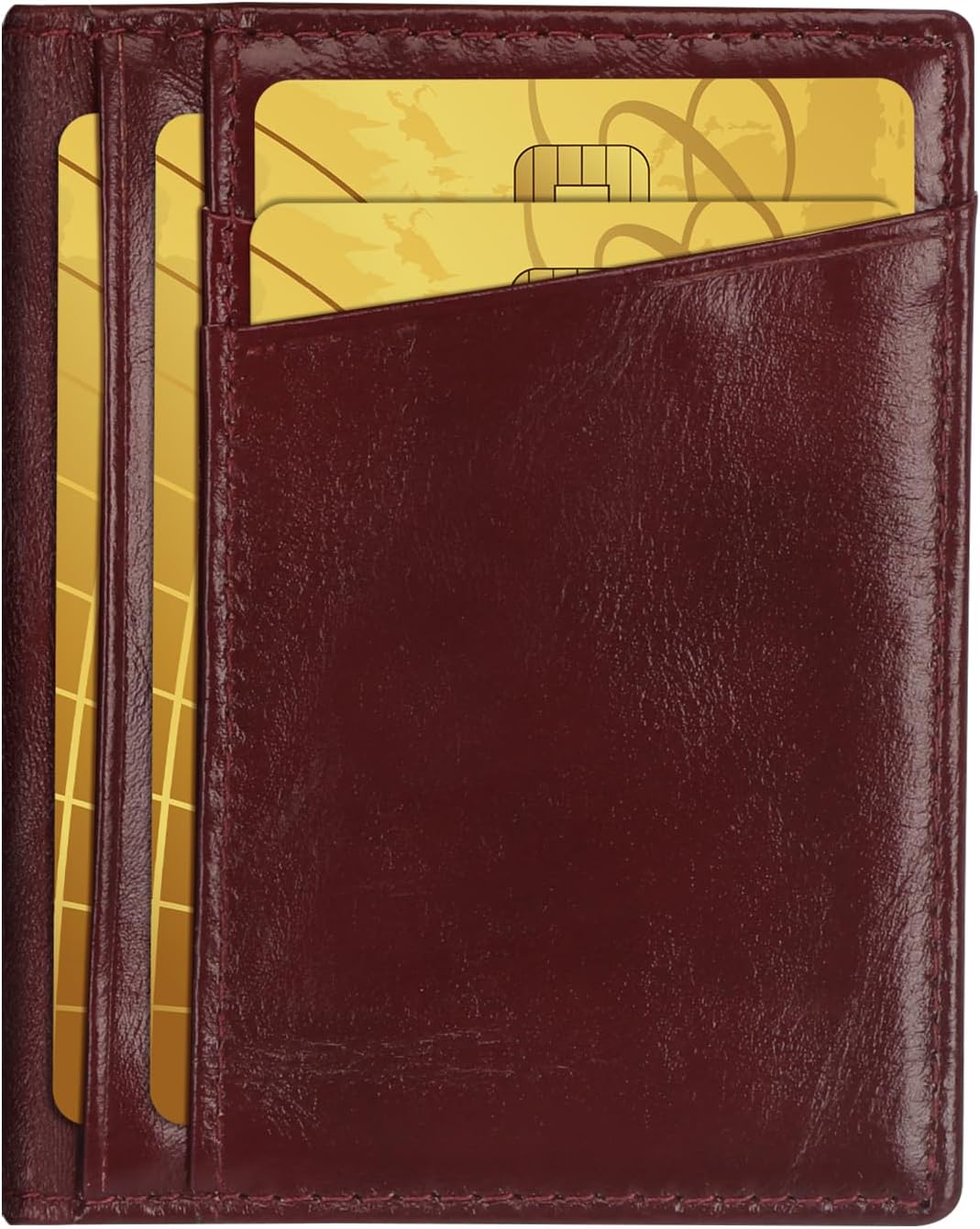 Amazon.com: Unaone Slim Minimalist Wallet - Premium Leather RFID ...