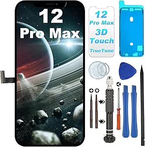 DIGI4U 𝟑𝐃 𝐓𝐨𝐮𝐜𝐡 𝐓𝐫𝐮𝐞𝐓𝐨𝐧𝐞 𝐑𝐞𝐭𝐢𝐧𝐚 LCD for iPhone 12 Pro Max Screen ...