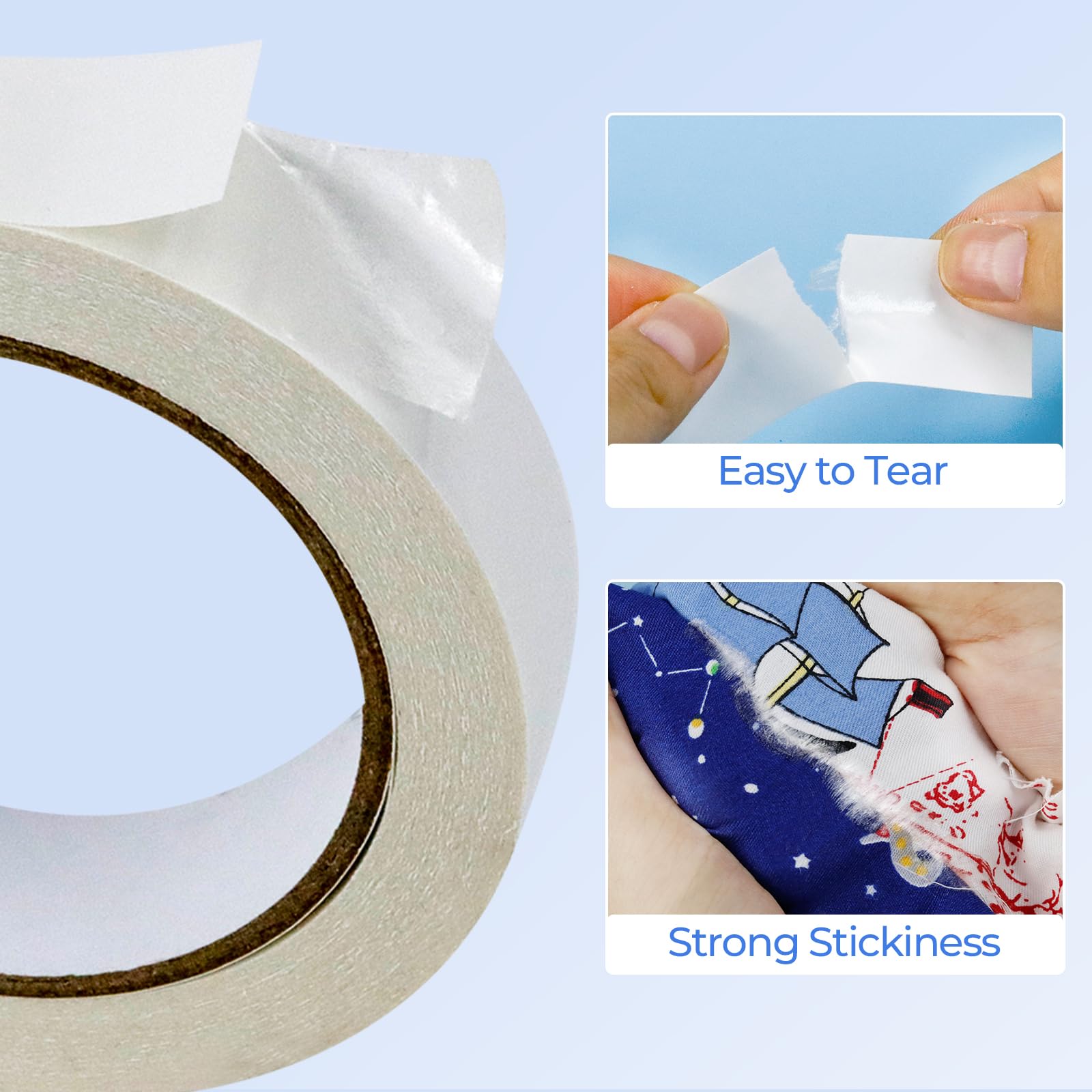 Snapklik.com : PLANTIONAL Double-Sided Sticky Fabric Tape