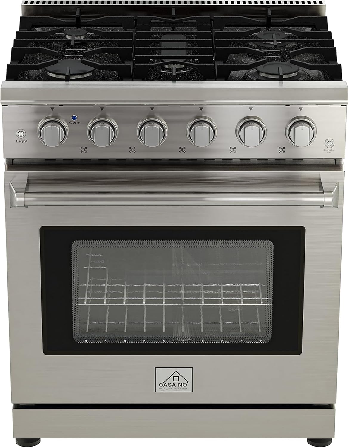 Amazon.com: CASAINC 30-inch Gas Range Stove,Stainless Steel ...
