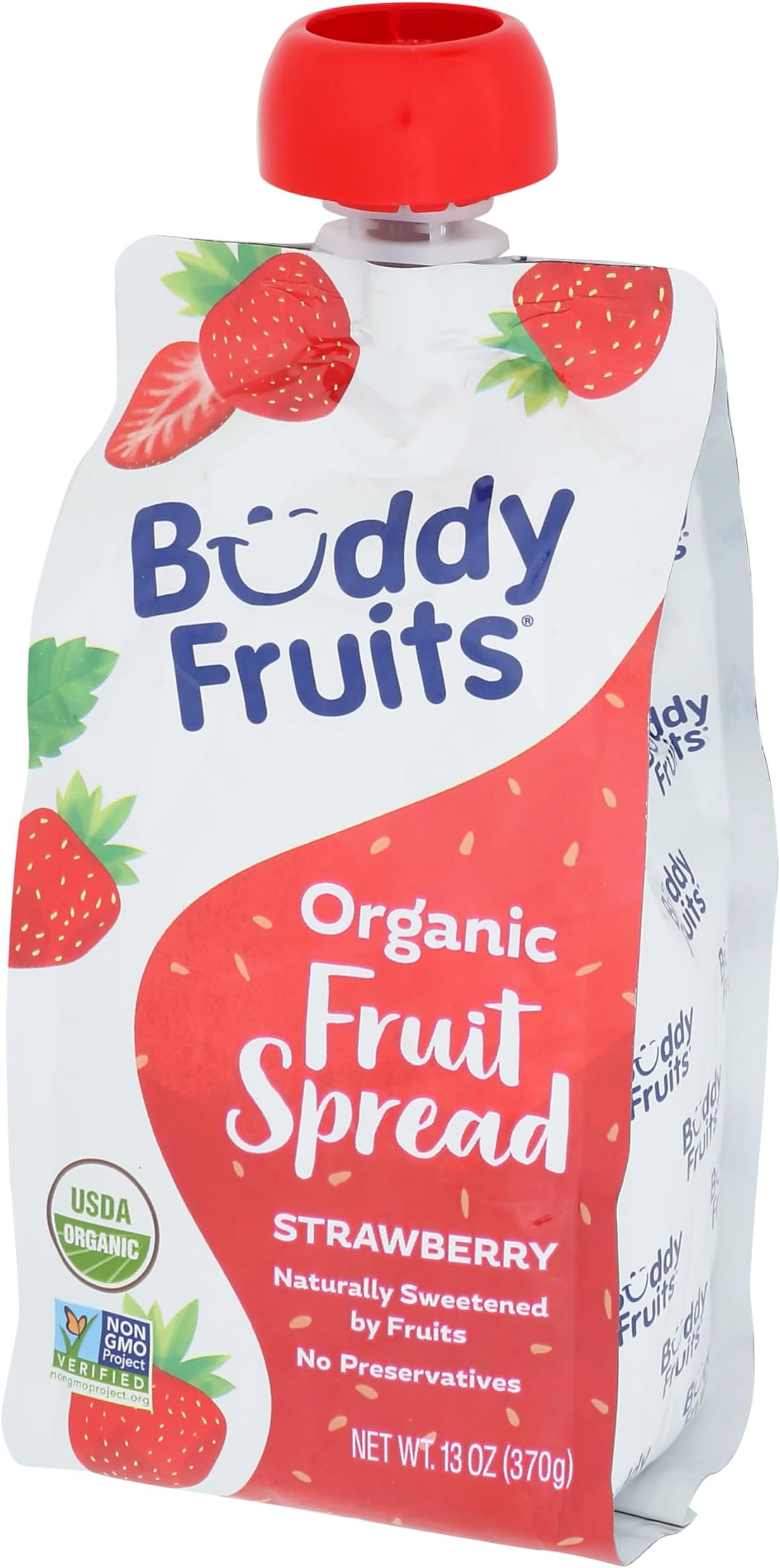 Amazon.com : Buddy Fruits Organic Strawberry Fruit Spread 13 oz (Pack ...