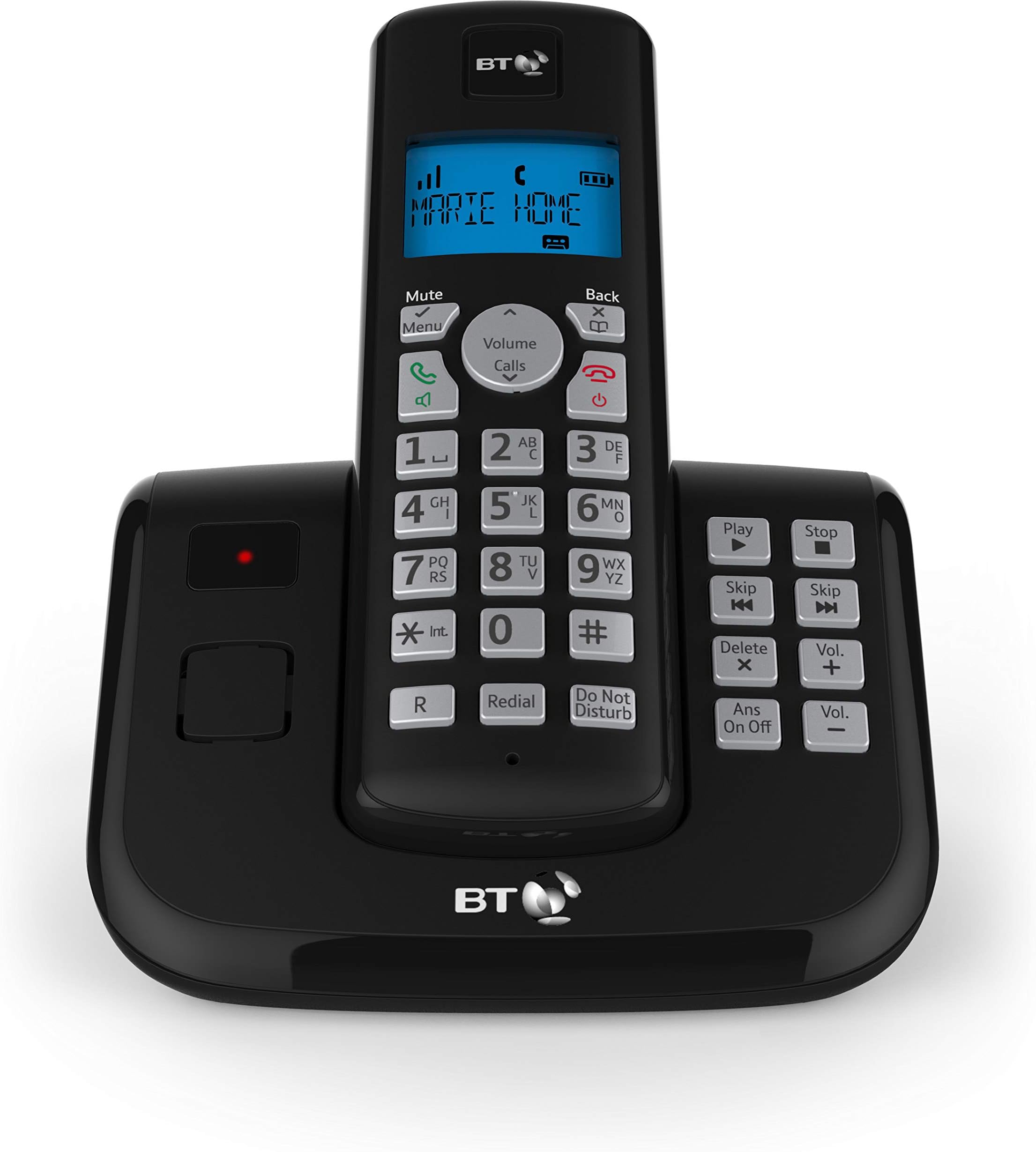 BT BT3560 TWIN Cordless Phone with Answering Machine ( Hands Free ...