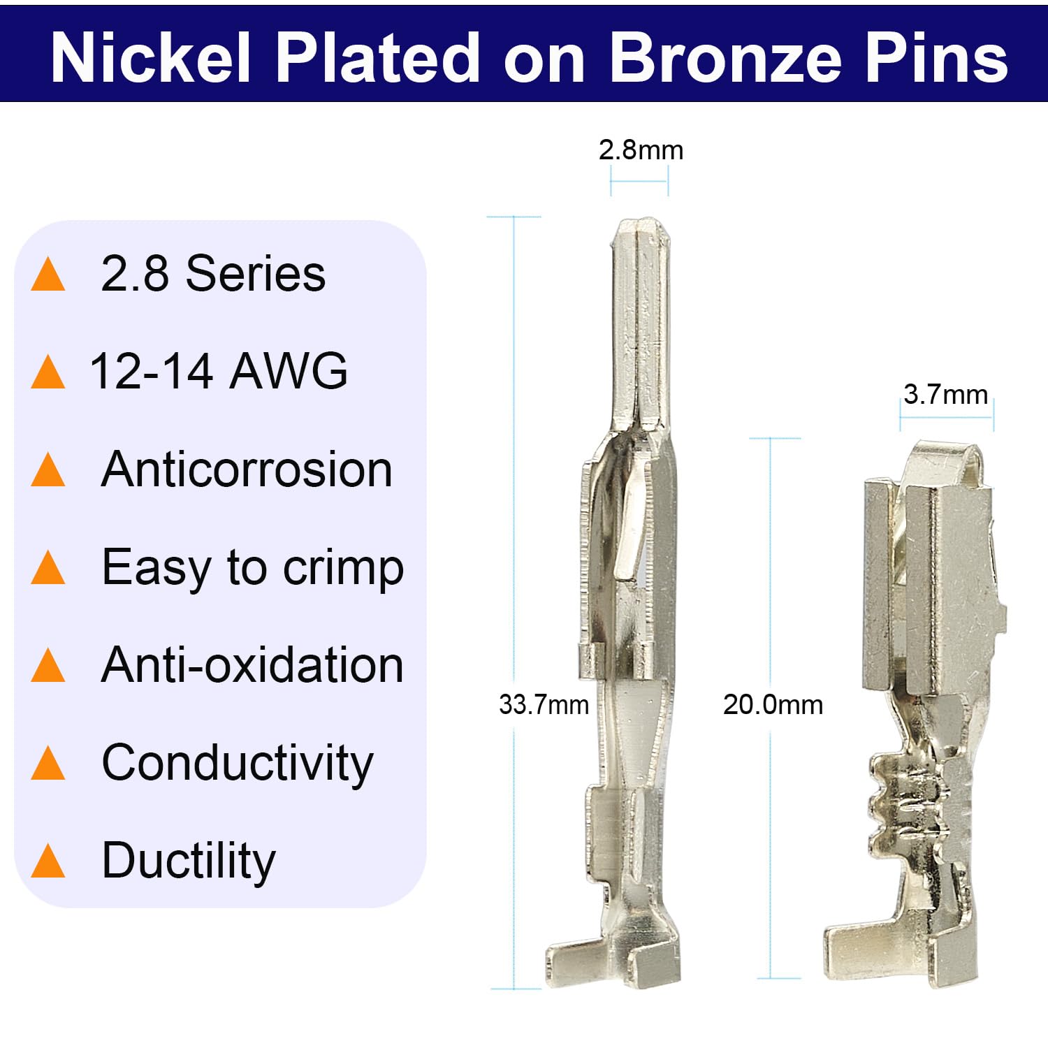 Snapklik.com : Twippo 14-12 AWG 4 Pin Connector Weather Pack Connectors ...