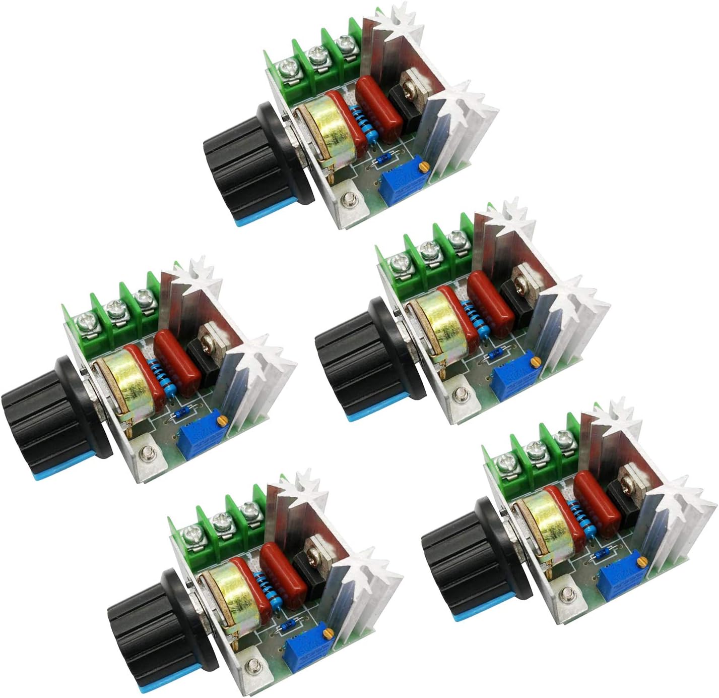 Citphto DC Motor Speed Controller 12V 24V Universal Electronic Speed ...