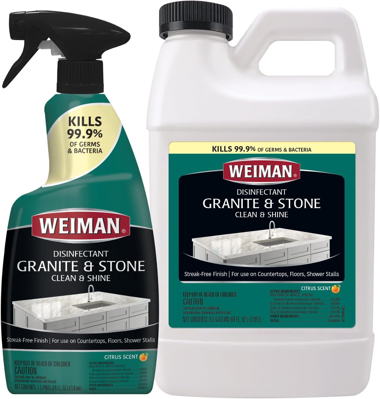 Amazon.com: Granite Gold Daily Cleaner Streak-Free Cleaning for Granite ...