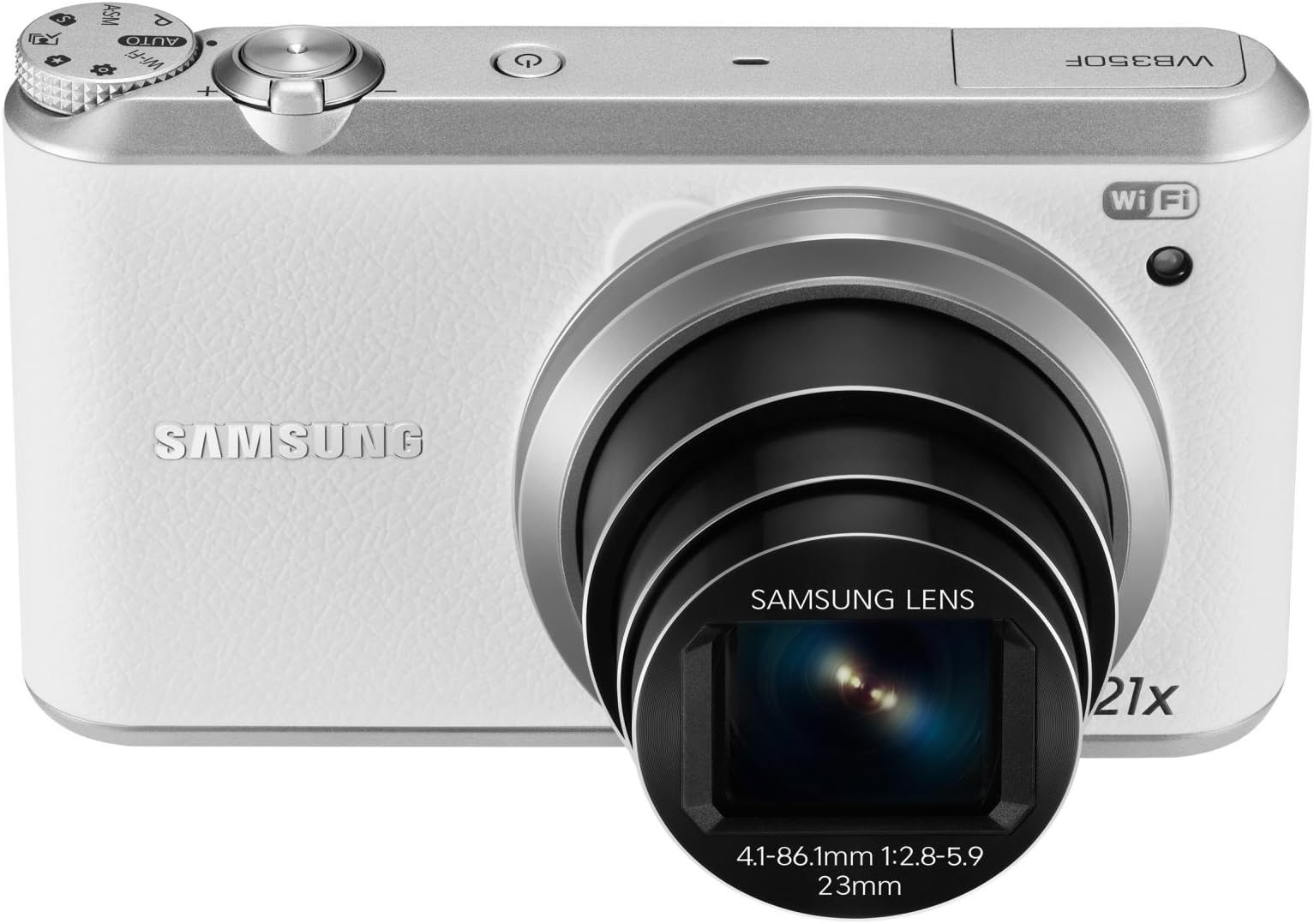 Samsung WB350F Smart Camera - White (16.3MP, Optical Image ...