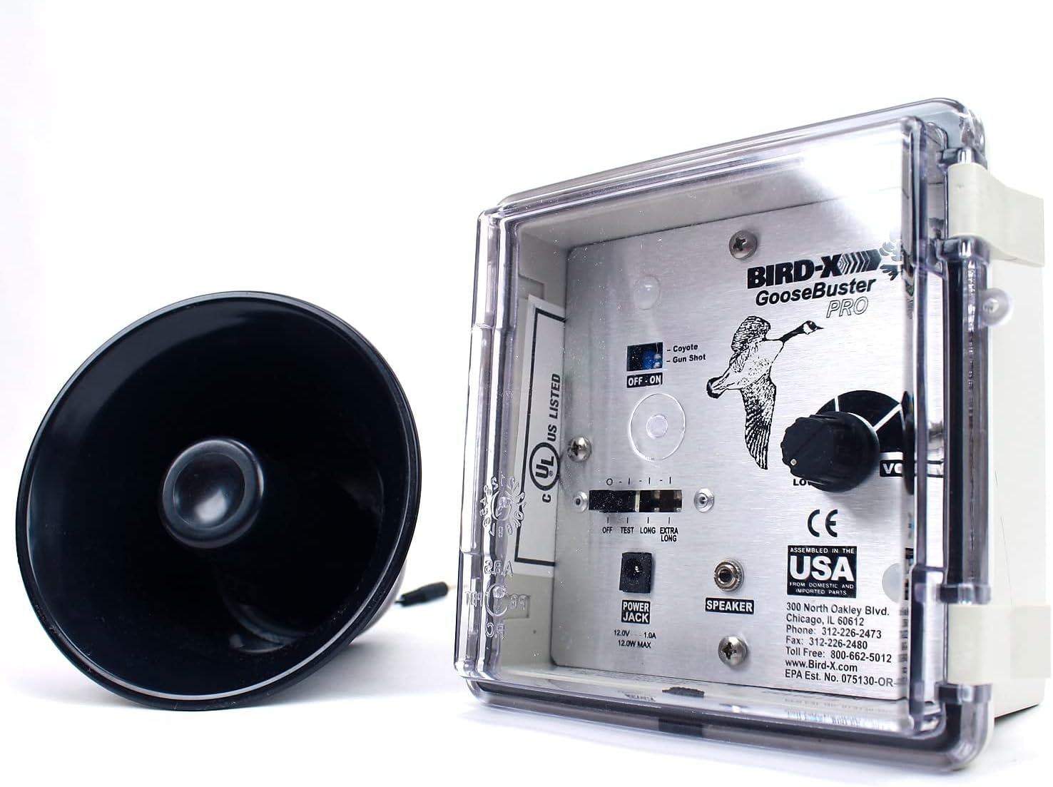 Amazon.com: Bird-X Deterrent Electronic Bird Control (GB-1) : Patio ...