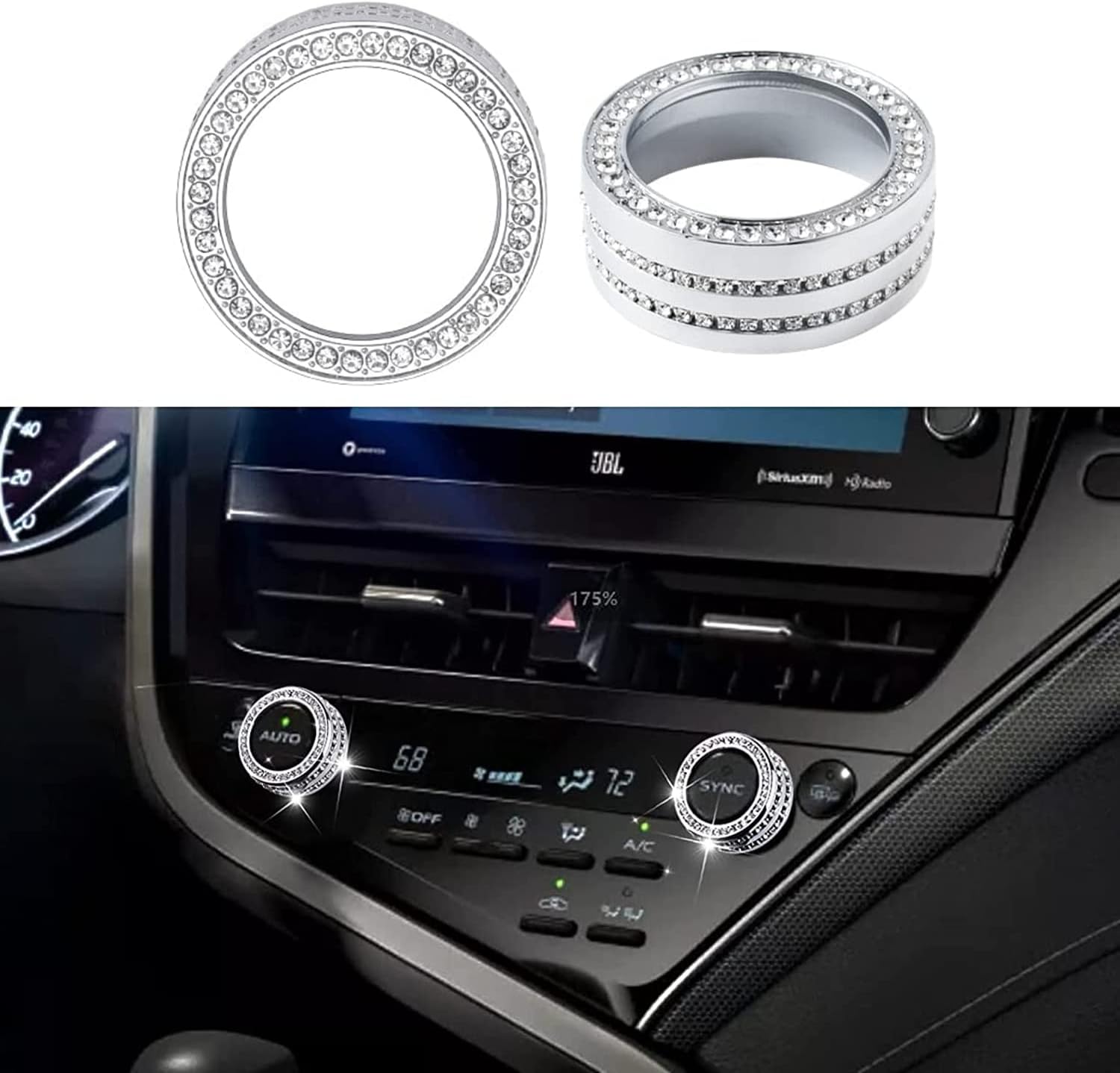 Amazon.com: CUCHIYUN 2pcs Bling Camry 2023 2022 2021 Accessories Air ...