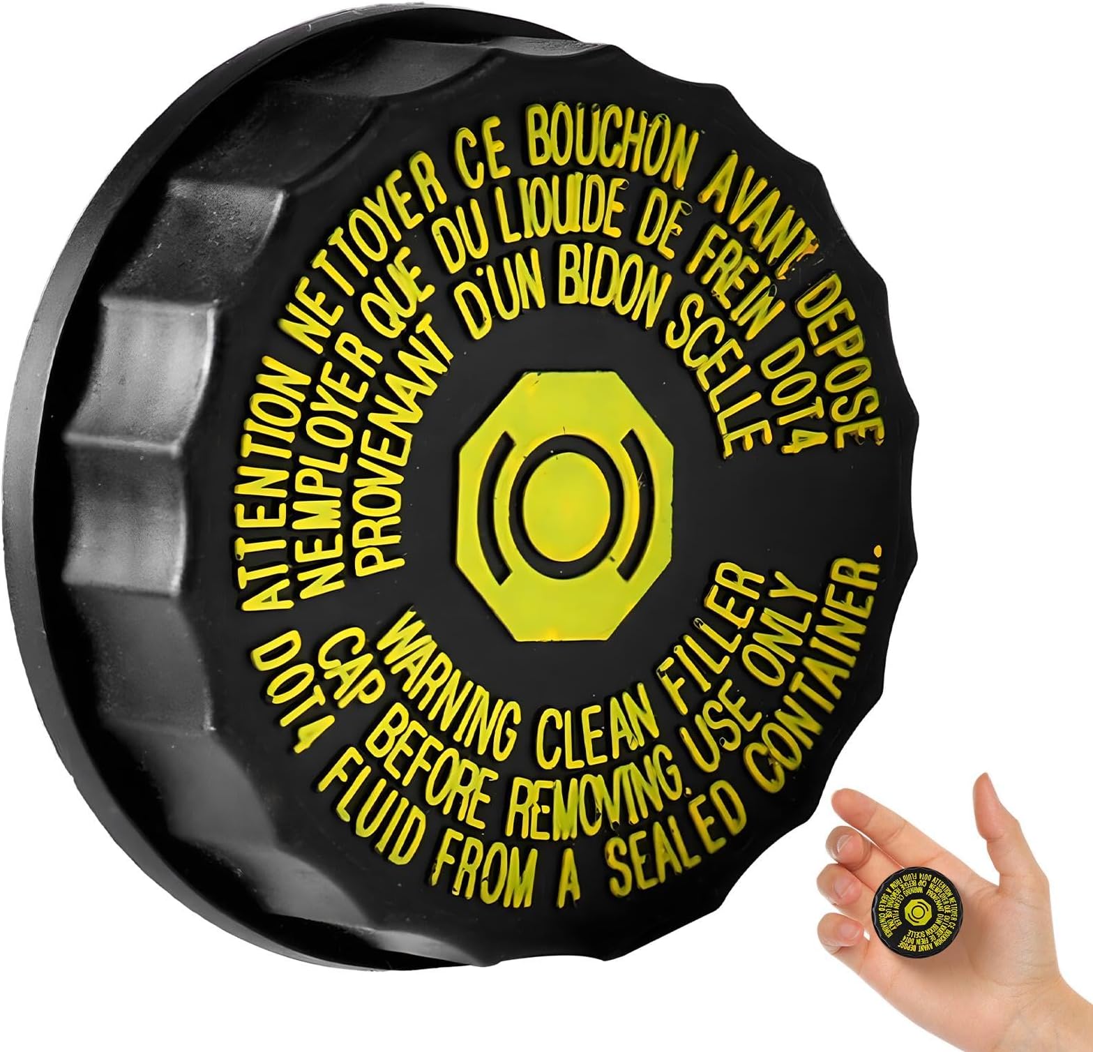 1Pc Brake Fluid Cap, Leakproof Brake Fluid Reservoir Cap for 206, 306 ...