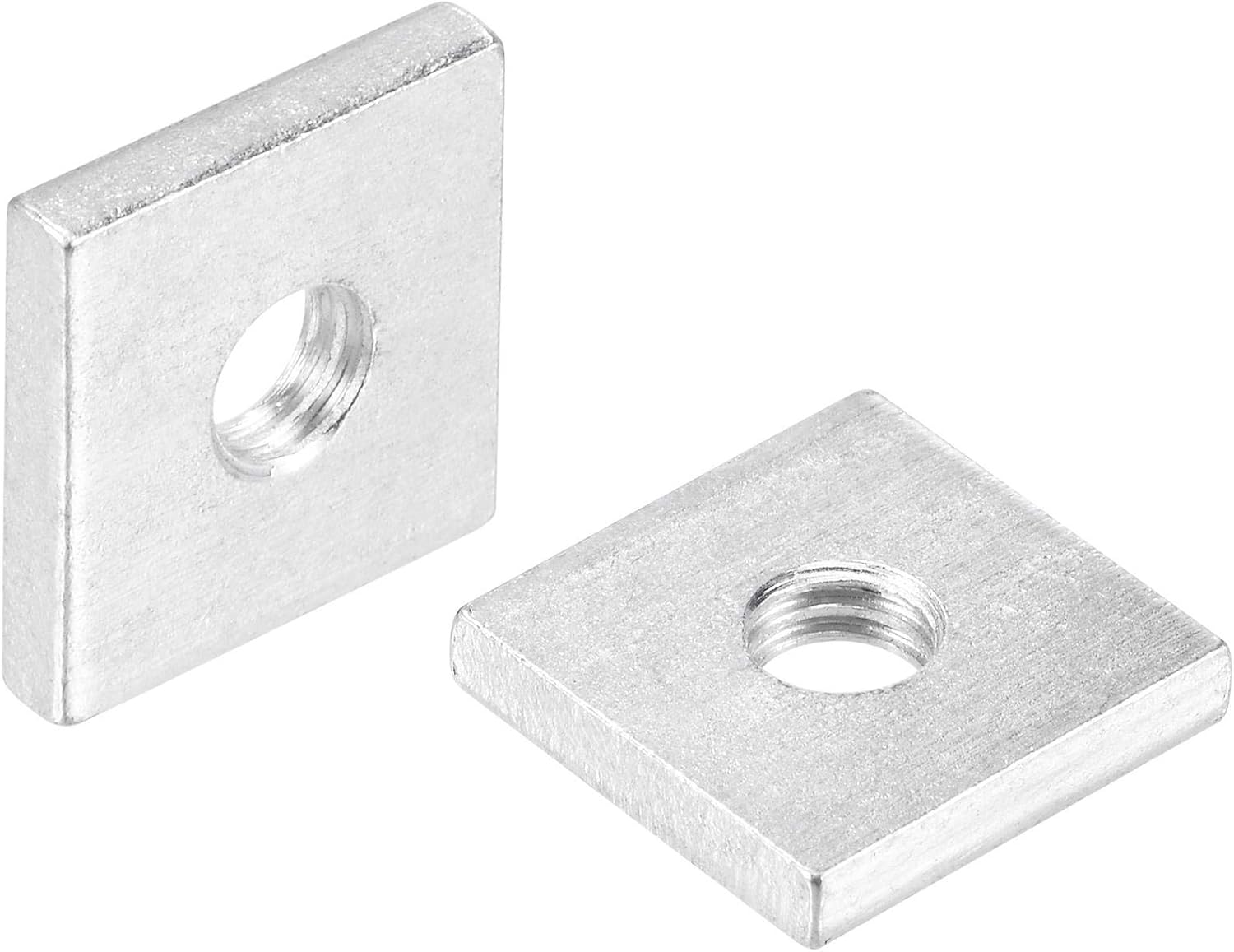 Amazon.com: uxcell Square Nuts, M6x16mmx3mm Zinc-Plated Metric Coarse ...
