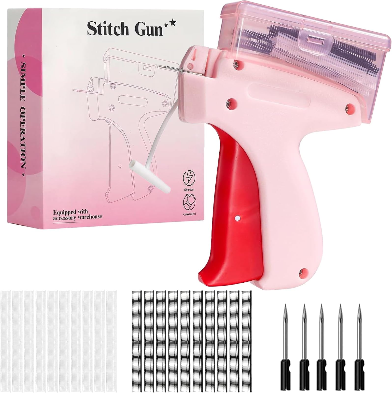 Amazon.com: Stitchy Gun for Clothes - Handheld Stitch Gun Quick ...