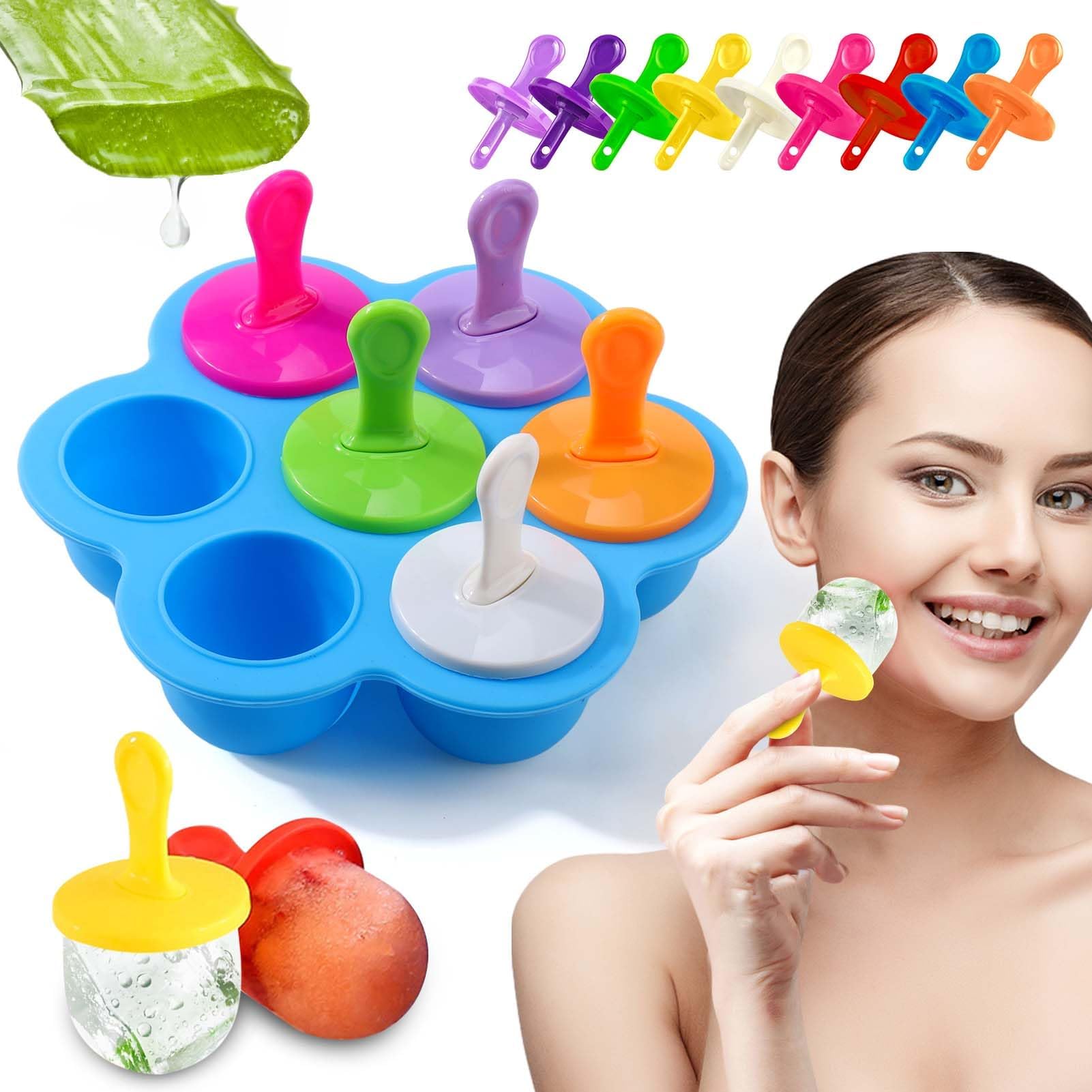 Amazon.com: Ice Roller for Face and Eye, Aloe Vera Molds for Skincare ...
