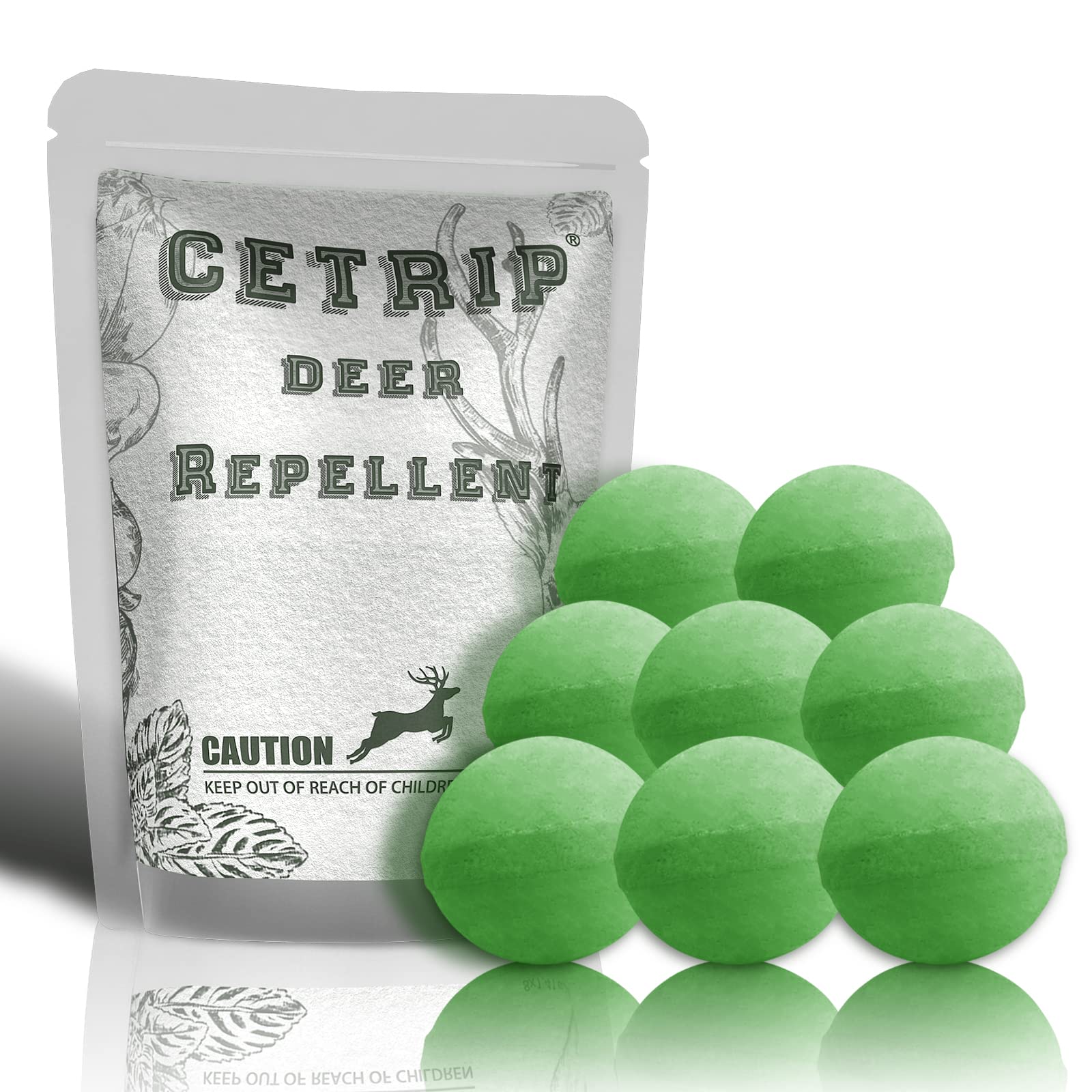 suphanlin CETRIP 8 Pack Deer Repellent, Deer Out, Deer Off, Deer Away ...