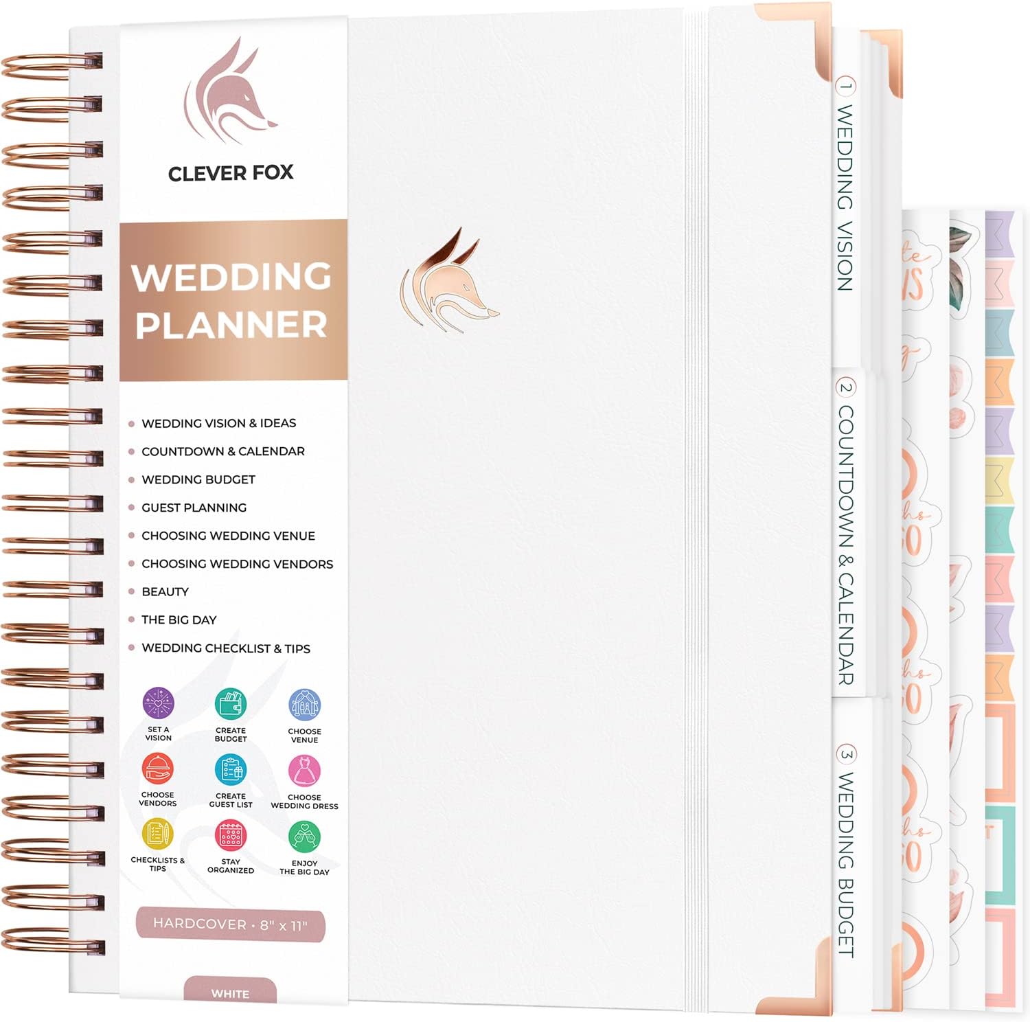 Amazon.com : Clever Fox Wedding Planner – Wedding Book & Organizer for ...