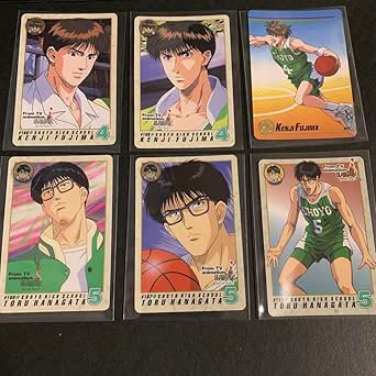 Amazon.co.jp: Slam Dunk Carddass Shoyo High School Fujima Flower Shape ...